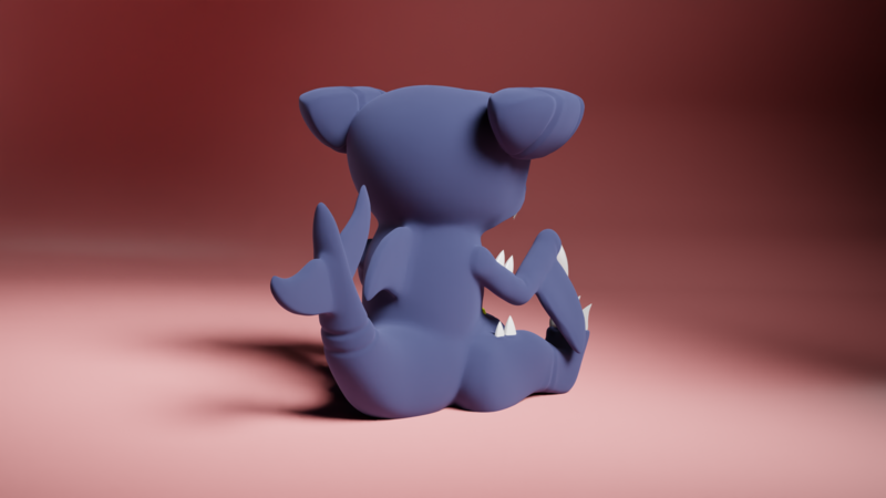 Garchomp Chibi Collectible - Pokemon - Pinshape