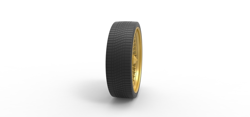 30 inch Wire wheel of Donk car Scale 1:25 - Pinshape