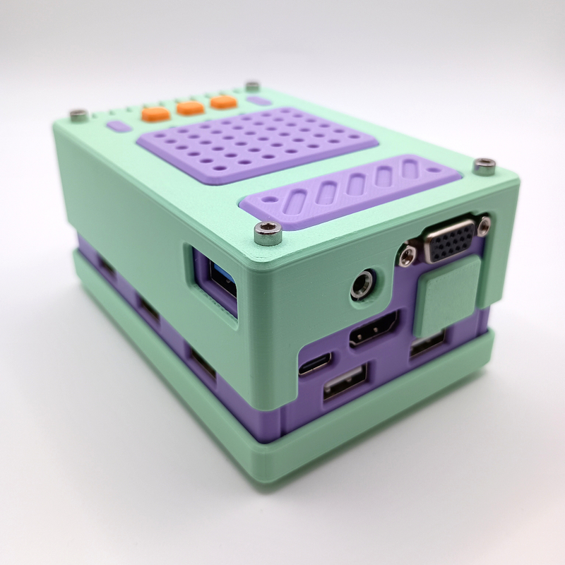 Retro Enclosure for MiSTer PI (Multi-Styles) - Pinshape