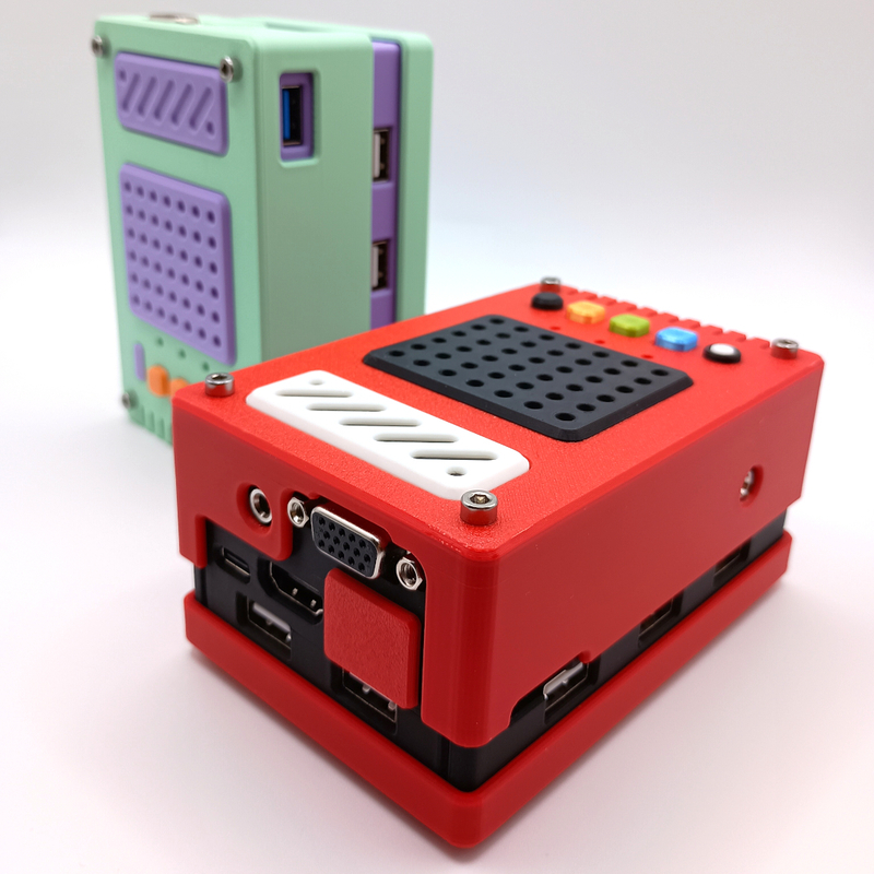 Retro Enclosure for MiSTer PI (Multi-Styles) - Pinshape
