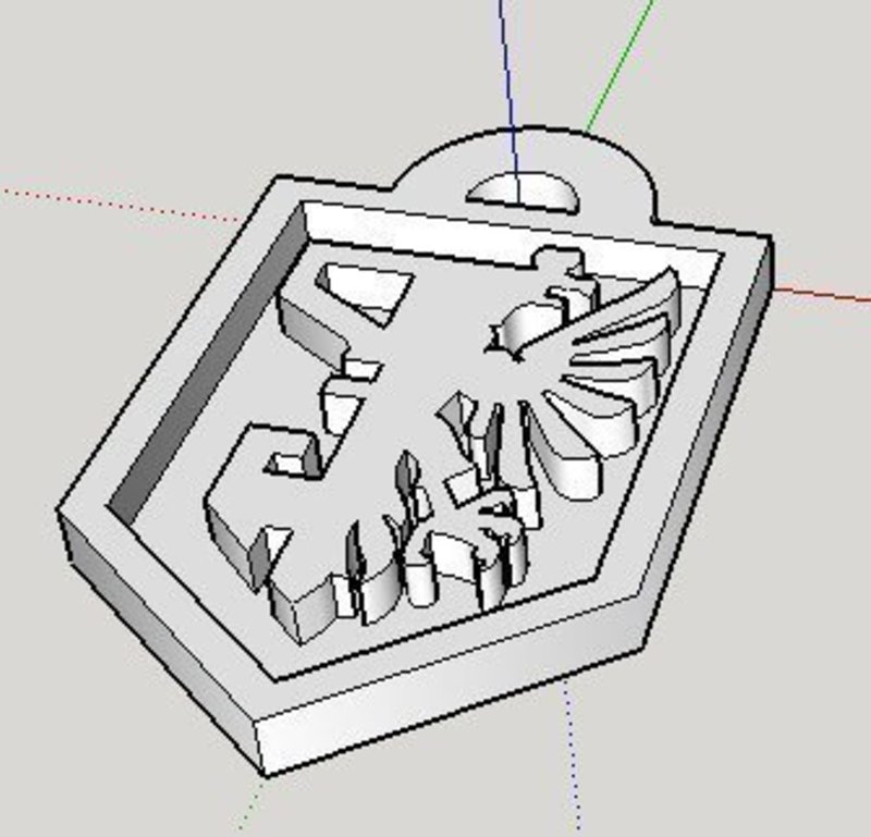 Badge "REZIST GENEVA" - Pinshape