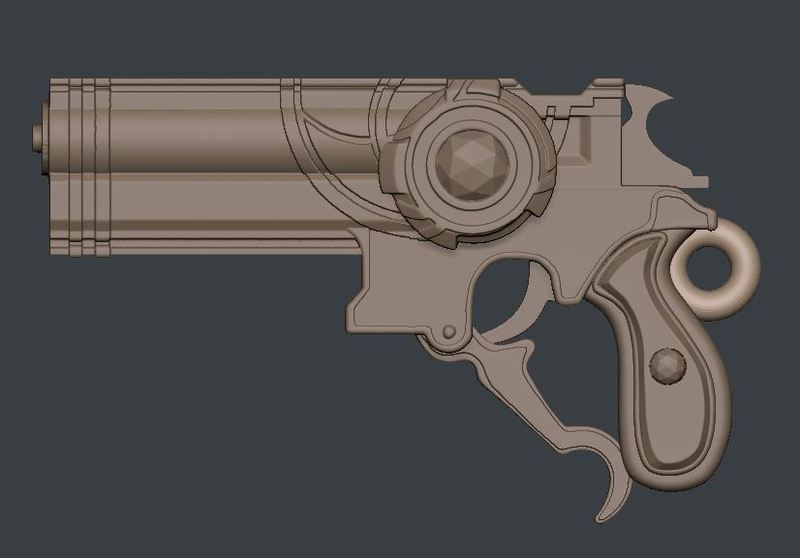 Bayonetta Gun - Pinshape