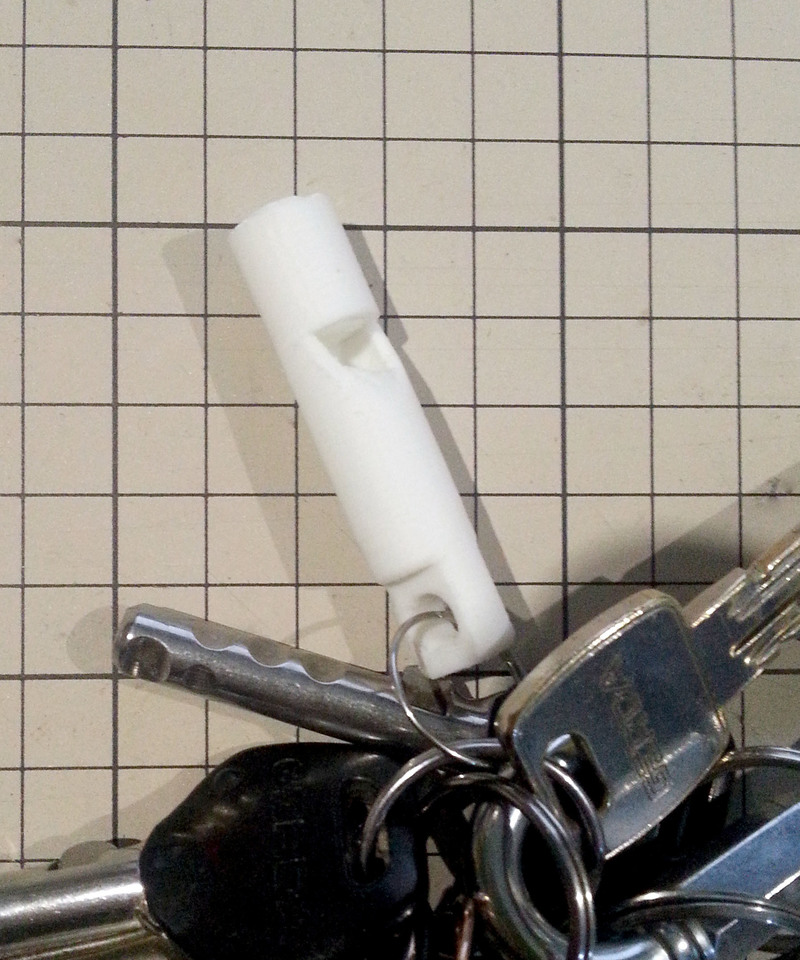 Whistle - small, powerful and loud ! ( 101 dB - checked ) - Pinshape