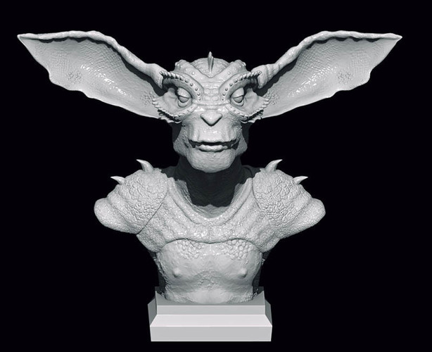 3D Printed CREATURE BUST by yoda3d | Pinshape