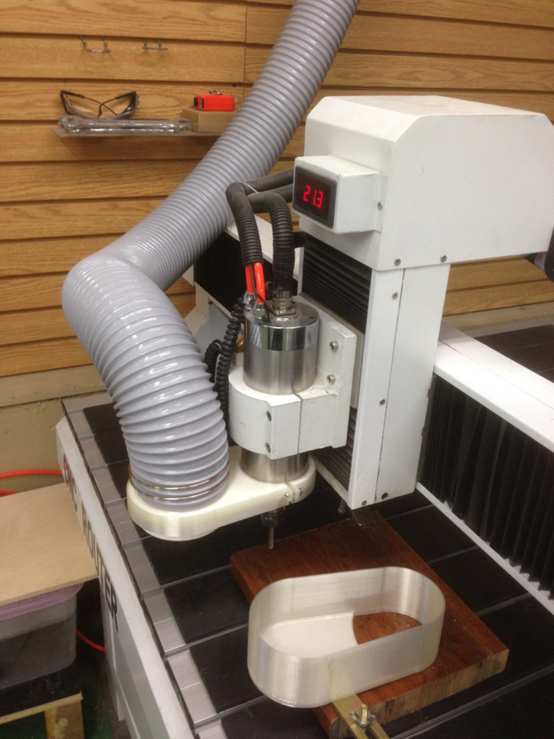 Dust Shoe for CNC Router table - Pinshape