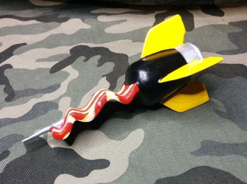 Weaponized Bacon - Pinshape