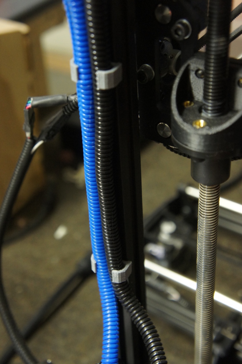 Wire Conduit routing Clips for 8020 (TAZ0 - Pinshape