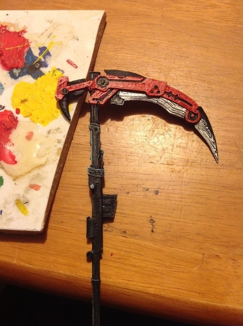 RWBY - Crescent Rose - Scythe - Pinshape