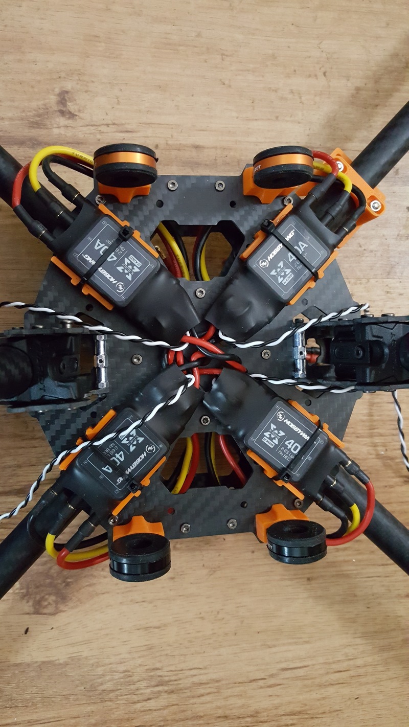 ESC mounting plate - Pinshape