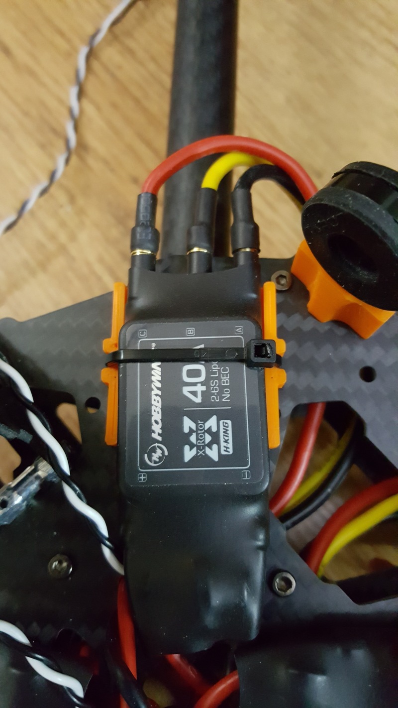 ESC mounting plate - Pinshape