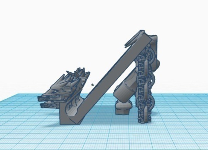 3D Printed skyrim phone stand by gripper123 | Pinshape