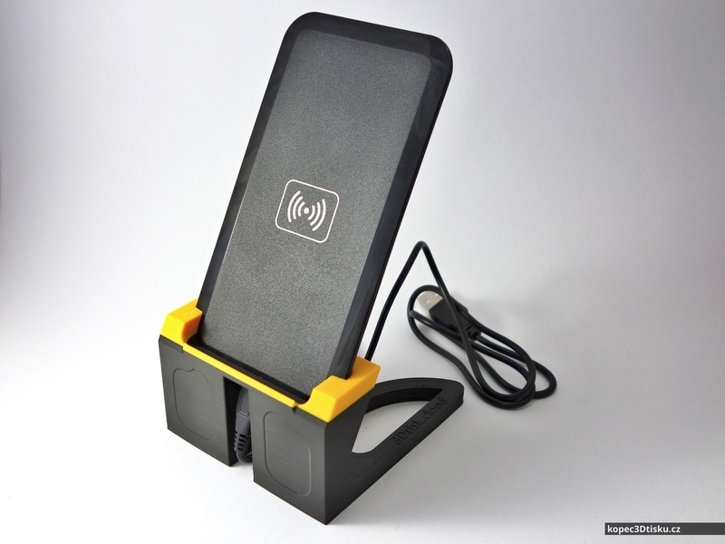 Tom's Samsung Galaxy S7 + Qi charger stand - Pinshape