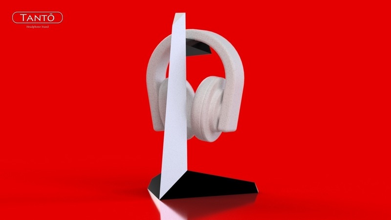 Tantō Headphone Stand - Pinshape