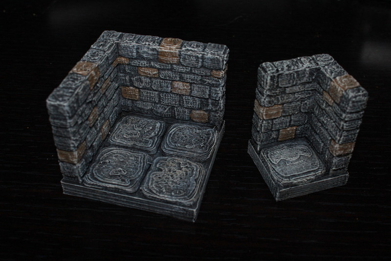 OpenForge Stone Dungeon Edge Corner - Pinshape