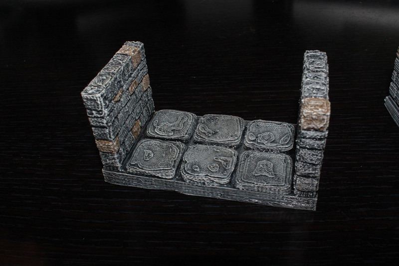 OpenForge Stone Dungeon Edge Corridor - Pinshape