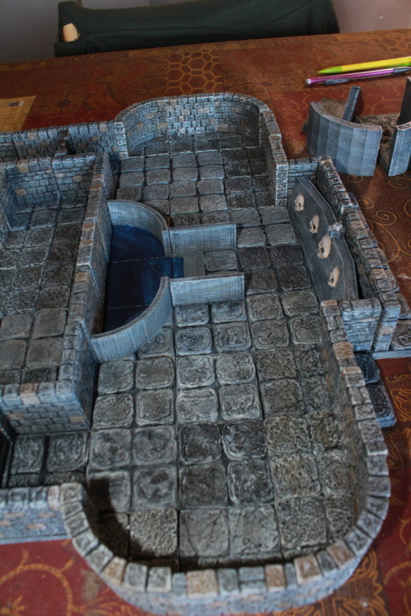 OpenForge Skull Crossing Diorama Tile - Pinshape