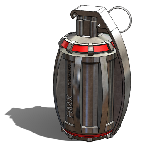 3D Printed Batman HMX Grenade by GARROW_3D | Pinshape