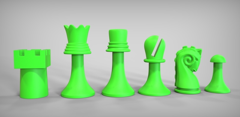 Duchamp Chess Set - Pinshape