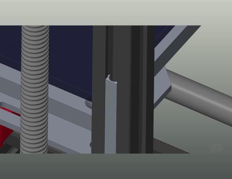 Misumi 2020 aluminum extrusion wire cover - Pinshape