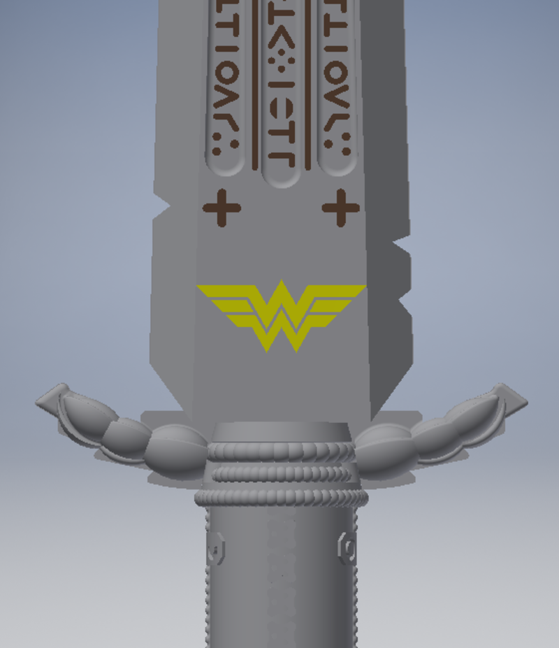 Wonder Woman's Sword (BvS:DoJ) - Pinshape
