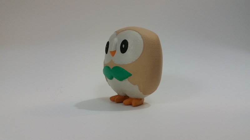 Rowlet - Pokemon Sun & Moon Grass Starter - Pinshape