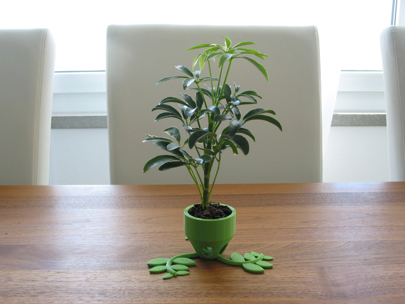 Small Plant Pot (short) - Pinshape