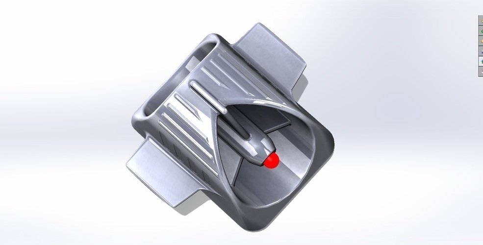 3D Printed Vehicle fin with generator turbine and light. by Özkal_Özsoy ...