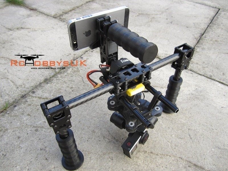 DYS Smart 3 Axis Hand Gimbal Frame - Pinshape