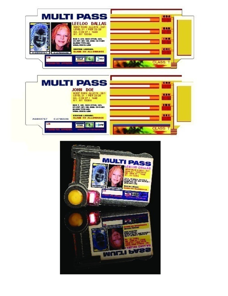MultiPass From The Fifth Element - Pinshape
