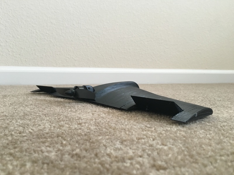 Fully Printed Flying Wing - Pinshape