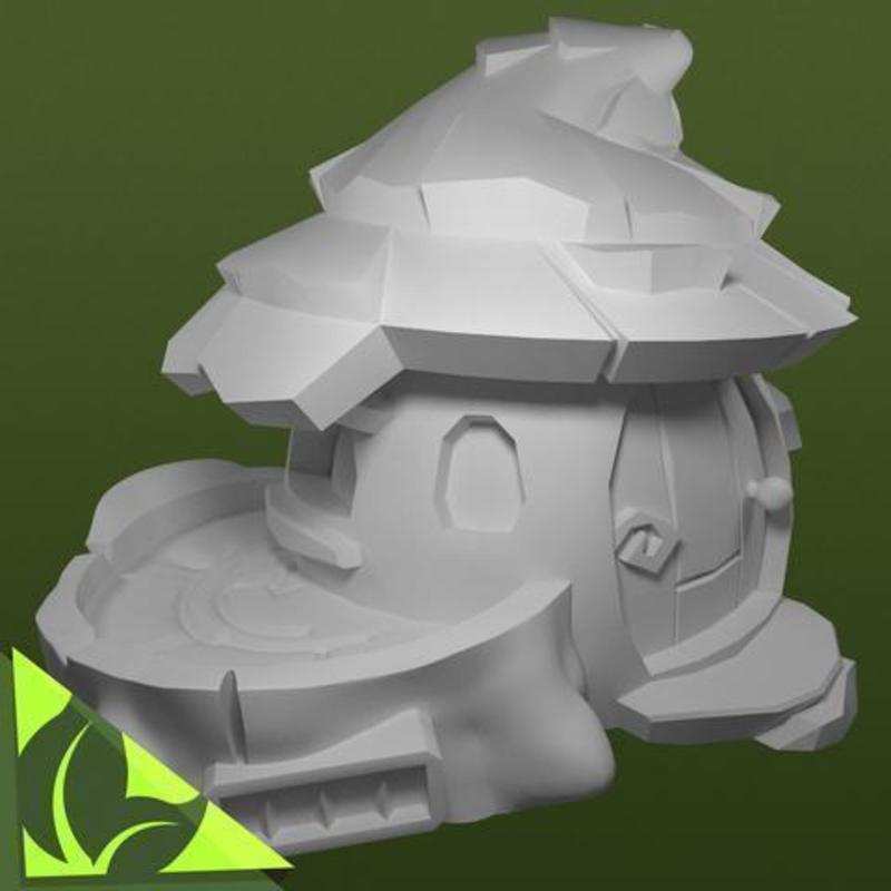 Elemental Village - Earth Dwelling - Pinshape