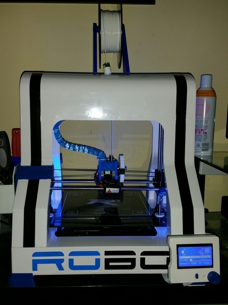 ROBO3D Cable Chain (Install without removing wires) + Stepper Mo - Pinshape