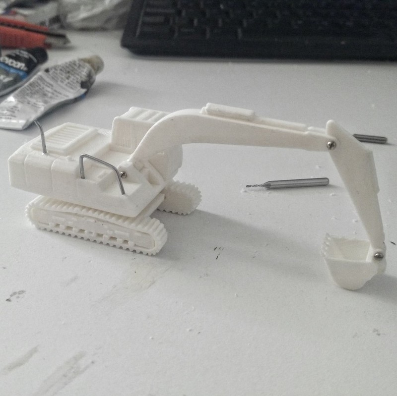 Easy to print Excavator Model Kit - Pinshape