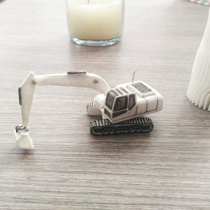 Easy to print Excavator Model Kit - Pinshape