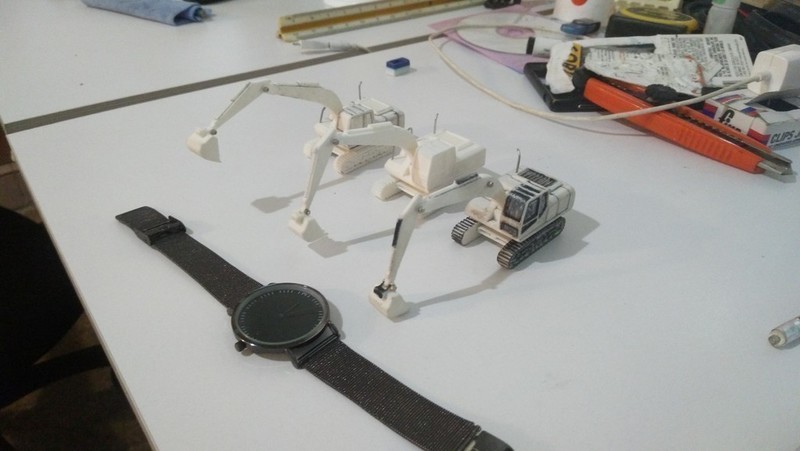 Easy to print Excavator Model Kit - Pinshape