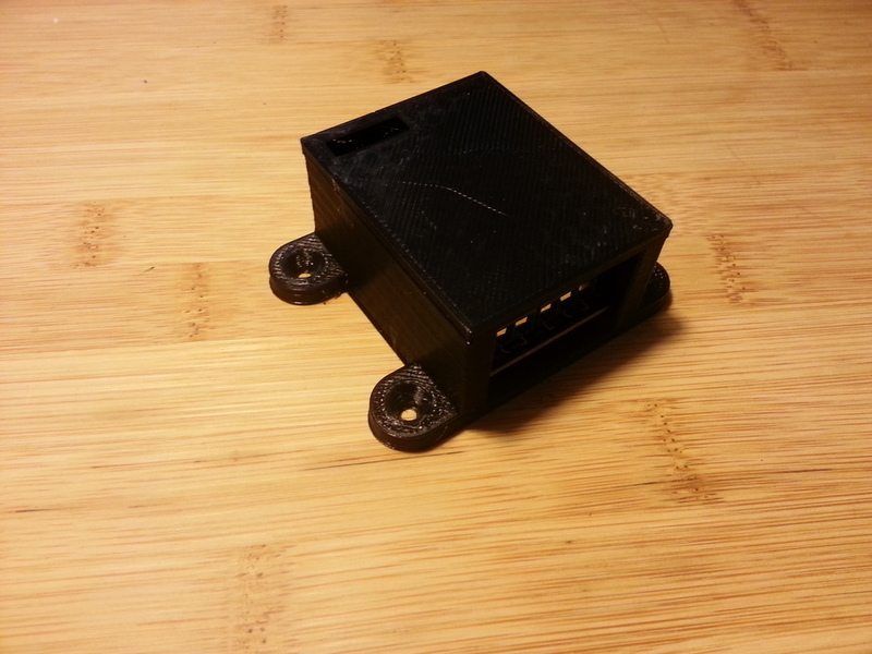Mountable case with lid for 2 channel relay board - Pinshape