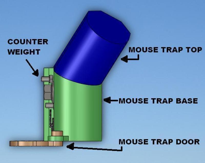 TILT-N-TRAP (MOUSE TRAP) - Pinshape
