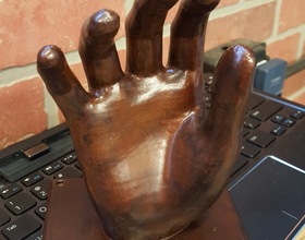 3D Printed Hand Hanger by danowall | Pinshape