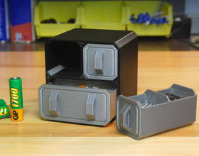 3D Printed Scifi Small Part Storage Crates by Andrew Bougie | Pinshape