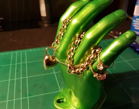 3D Printed Hand Hanger 2 (modified from danowall's design) by axcime | Pinshape