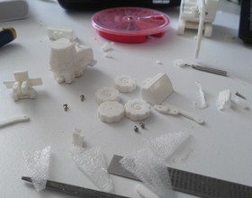 3D Printed Easy to print Front Loader Model Kit by guaro3D | Pinshape