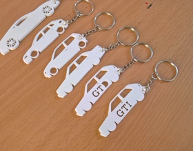 3D Printed car keychains by 3d_print | Pinshape