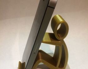 3D Printed Phone holder Phone stand by by ctrl design | Pinshape