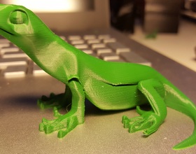 3D Printed Little Lizard by Louise Driggers | Pinshape