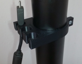 3D Printed Cable holder by Imprenta3D | Pinshape