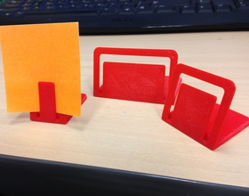 3D Printed Card stand by WallTosh | Pinshape