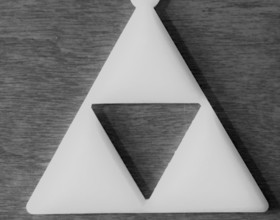 3D Printed Zelda Triforce keyring by Dany Sanchez | Pinshape