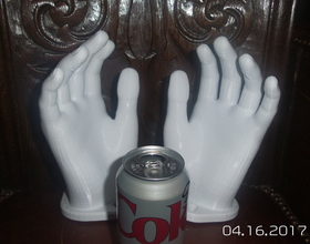 3D Printed Hand Hanger 2 (modified from danowall's design) by axcime | Pinshape