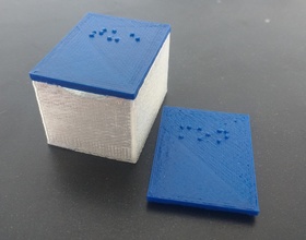 3D Printed Braille Pill Box by Aayam 360D | Pinshape