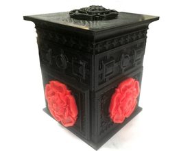3D Printed The Tudor Rose Box (with secret lock) by Louise Driggers ...